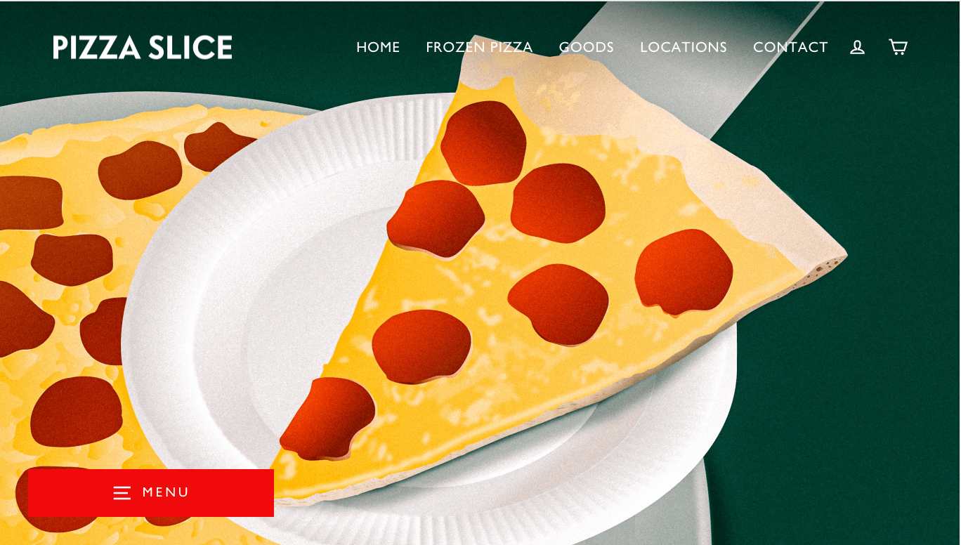 PIZZA SLICE | ちょうどいいWebデザインギャラリー